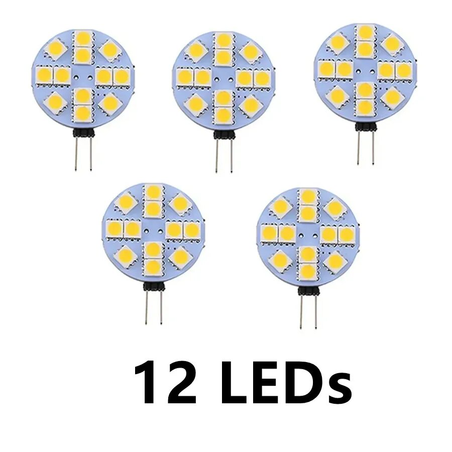 Светодиодная лампа G4, Warm white 3000K, 12 LEDs