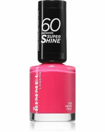 Лак для ногтей Rimmel 60 Seconds By Rita Ora, оттенок 322 Neon Fest, 8 мл