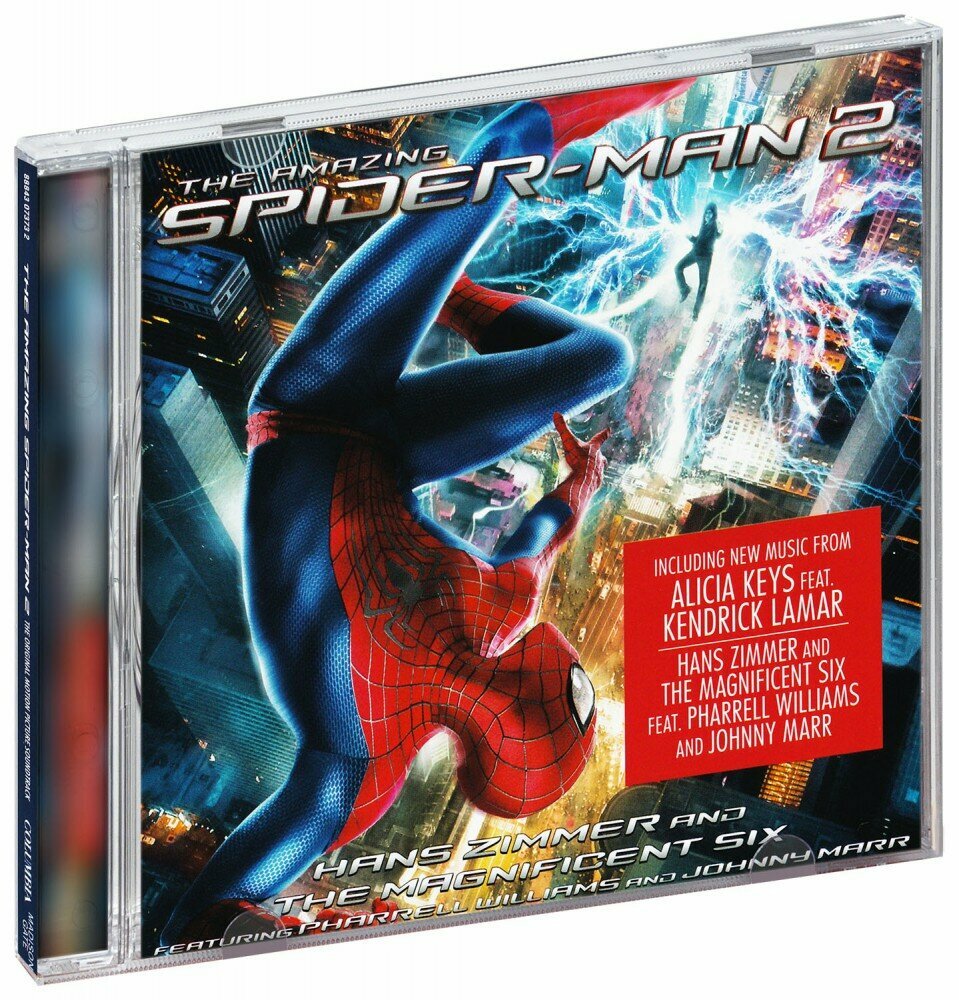 O.S.T. Amazing Spider-man 2 (CD) (СД диск, CD Box, США, SONY BMG Russia)