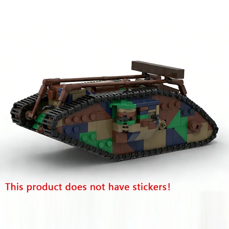 Модульный танк Mark IV WW2, 361 деталей, P41164-361PCS