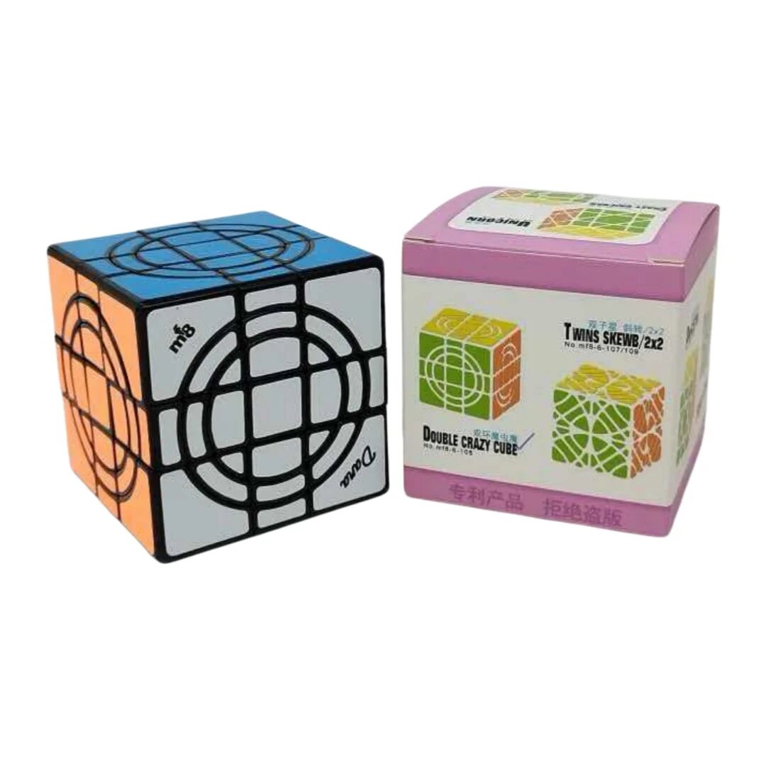 Кубик Рубика MF8 Double Crazy Cube, белый — фото 1