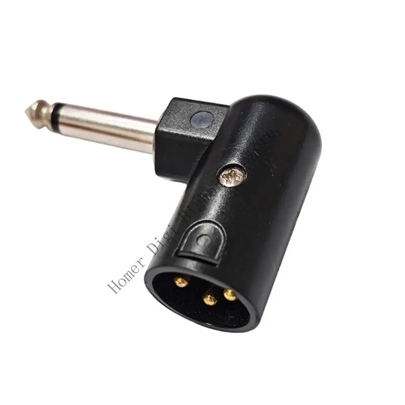 Аудиопереходник 6.35 мм (1/4") TRS - XLR, черный
