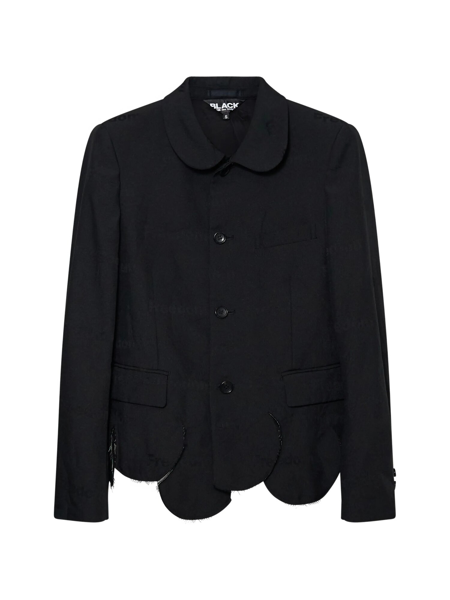 Куртка Scalloped-hem Peter Pan-collar jacket