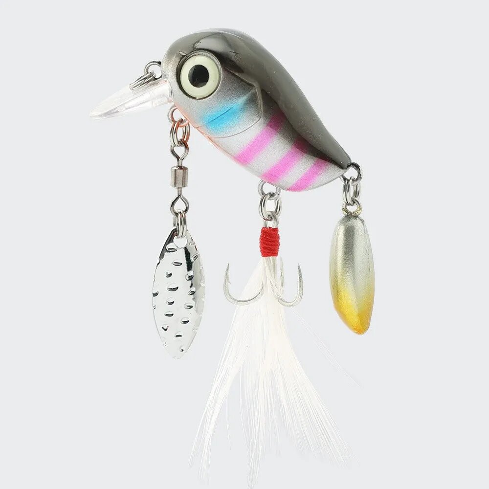 LUSHAZER Minnow Crankbait, Цвет: f, 5 г, 38 мм