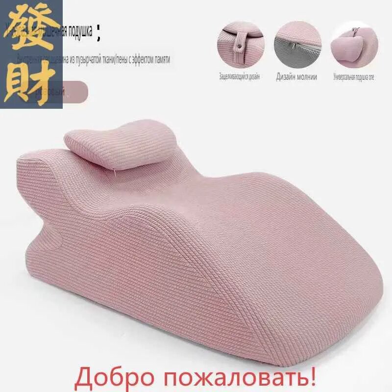 Ортопедическая подушка 35x60 см, memory foam, высота 60.4 см