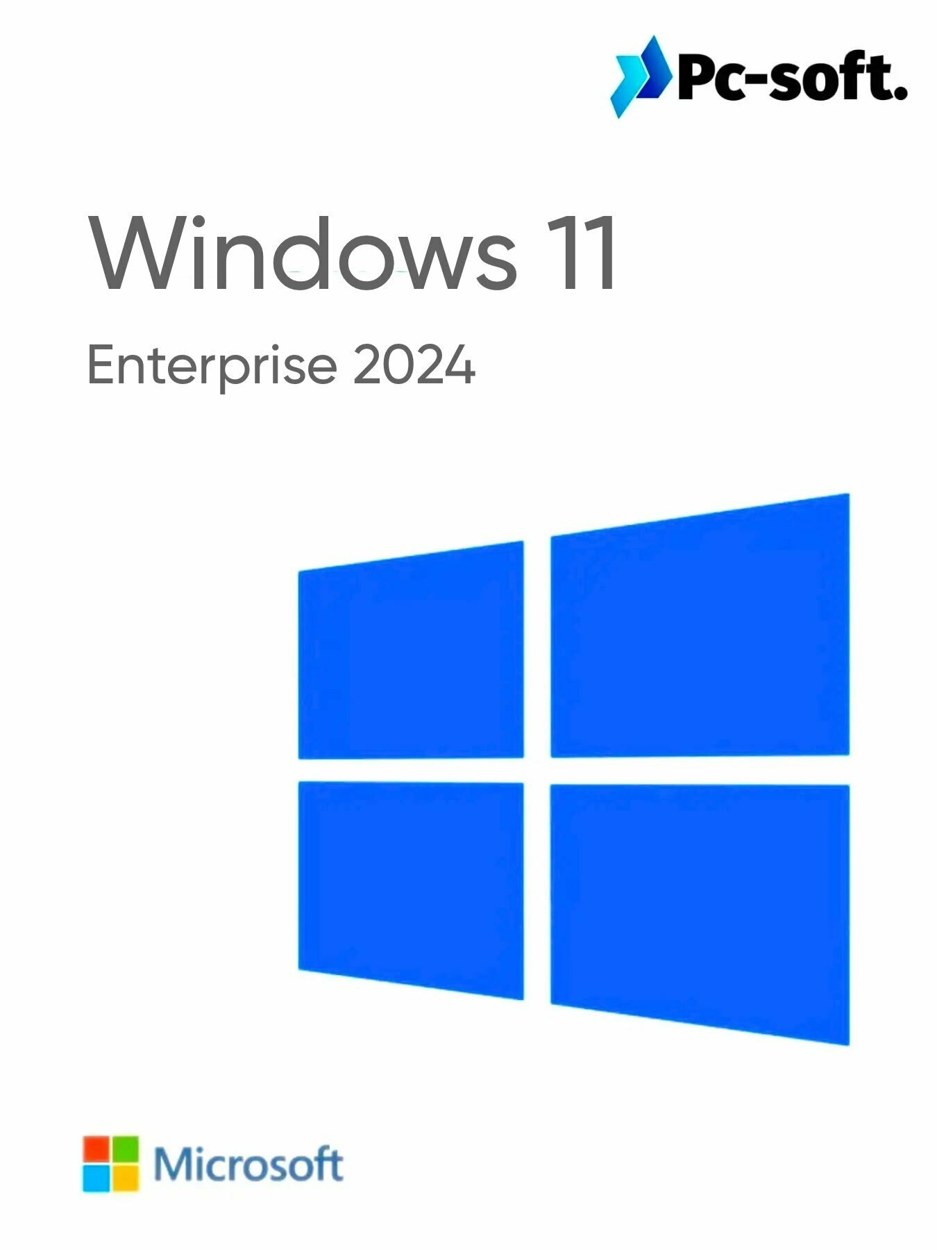 Microsoft Windows 11 Enterprise 2024, ключ активации, 1 устройство, корпоративная лицензия