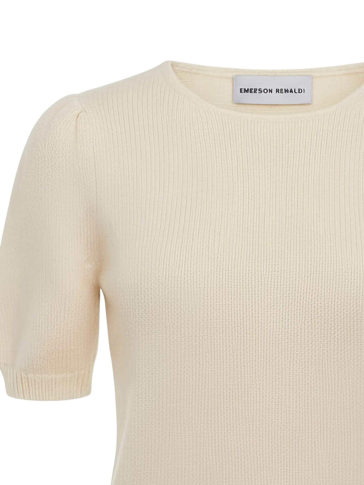 Свитер  Crew-neck cropped sweater, размер M, , разноцветный — фото 1