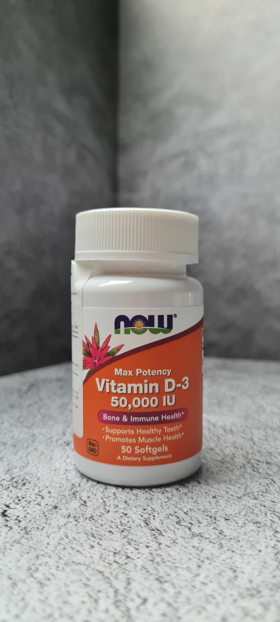 NOW Foods D3 50 000 IU, 50 Softgels, Нау фудс Витамин Д3 50000 МЕ, 50 капсул