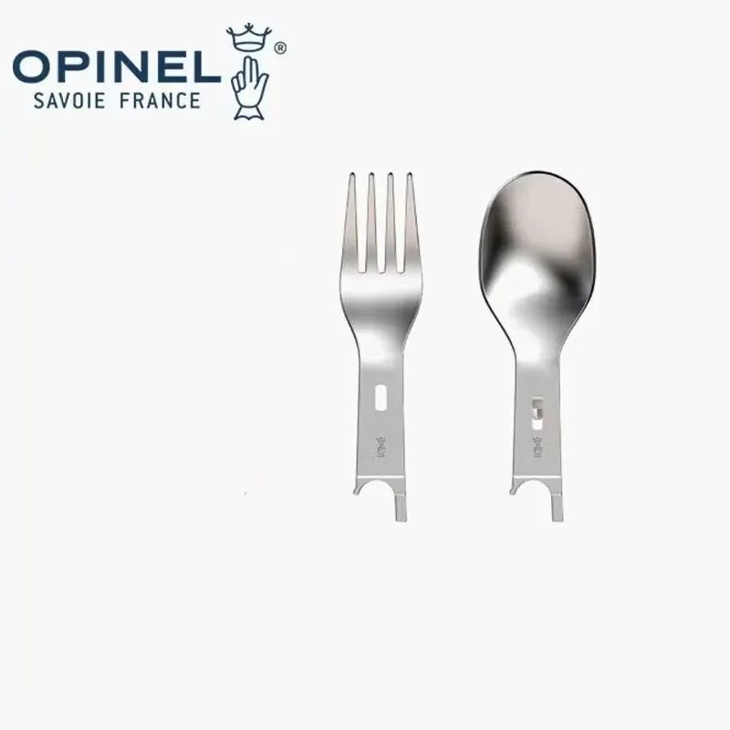 Opinel Набор столовых приборов с походным складным ножом и вилкой