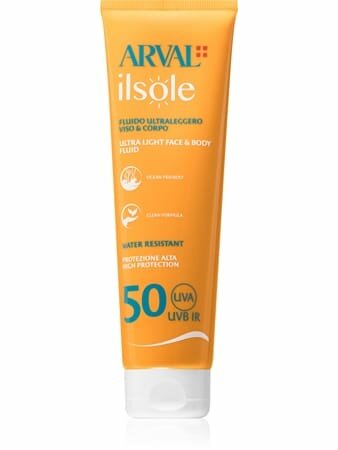 Средство солнцезащитное Arval IlSole Ultralight Face & Body Fluid, 150 ml