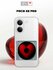 Чехол на Poco X8 Pro / Поко X8 Про с принтом Диск с красным сердцем