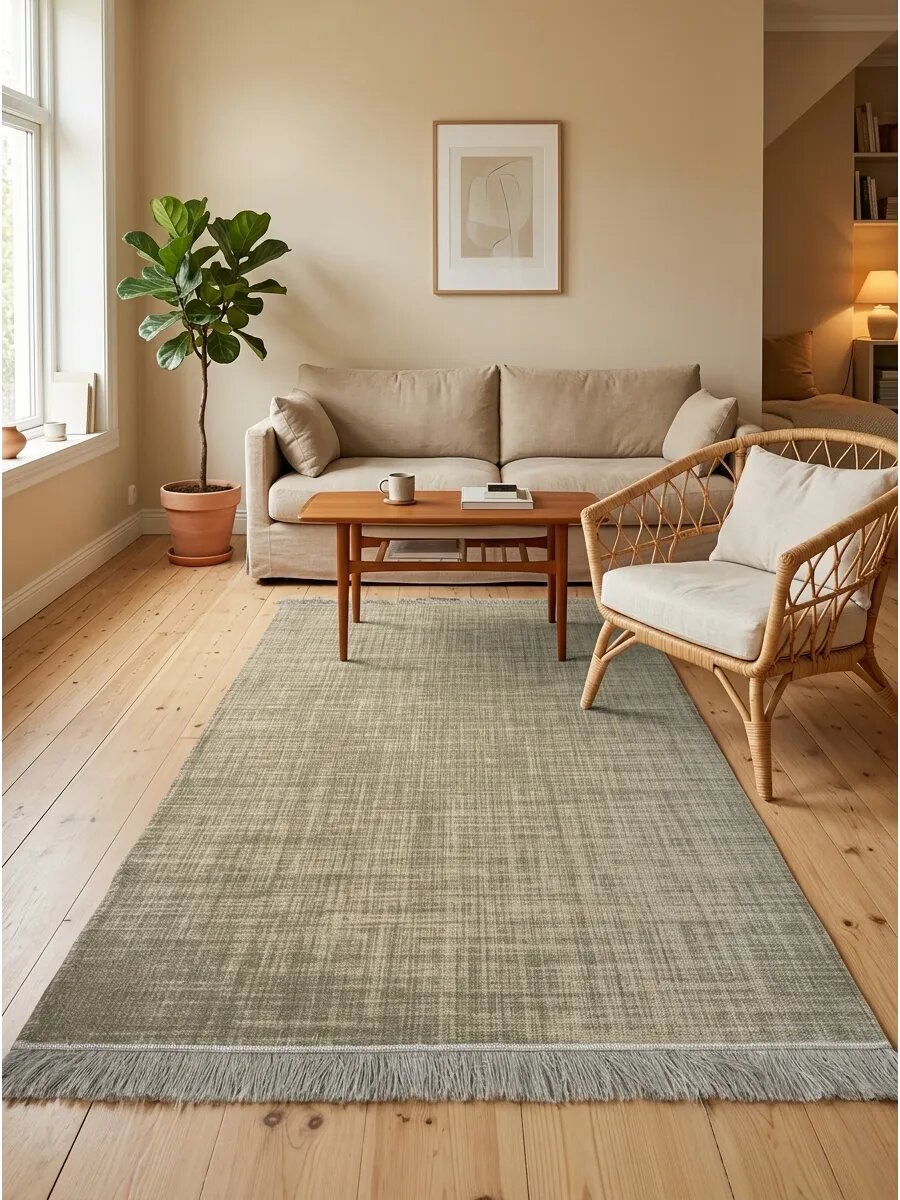 Коврик Natali's Carpet, безворсовый, прямоугольный, противоскользящий, 160x230см