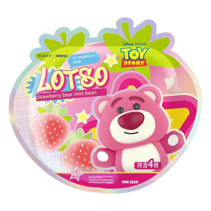 MINISO Disney Lotso: Мини-фигурка в слепом пакете, милая коллекционная фигурка, декор для рабочего стола 1 случайная