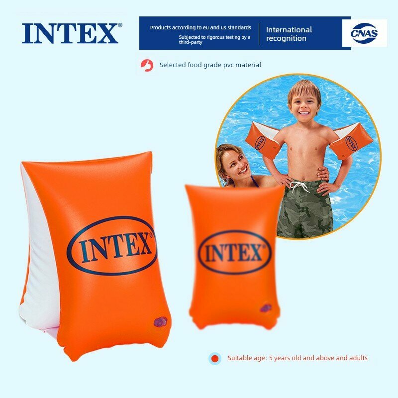 Надувные нарукавники для плавания INTEX, водные нарукавники, снаряжение для обучения плаванию, детские нарукавники для