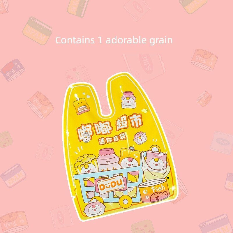 Оригинальные фигурки-сюрпризы Dudu Supermarket: Милые фигурки, Ароматизированная фигурка «Жадный малыш», Креативная