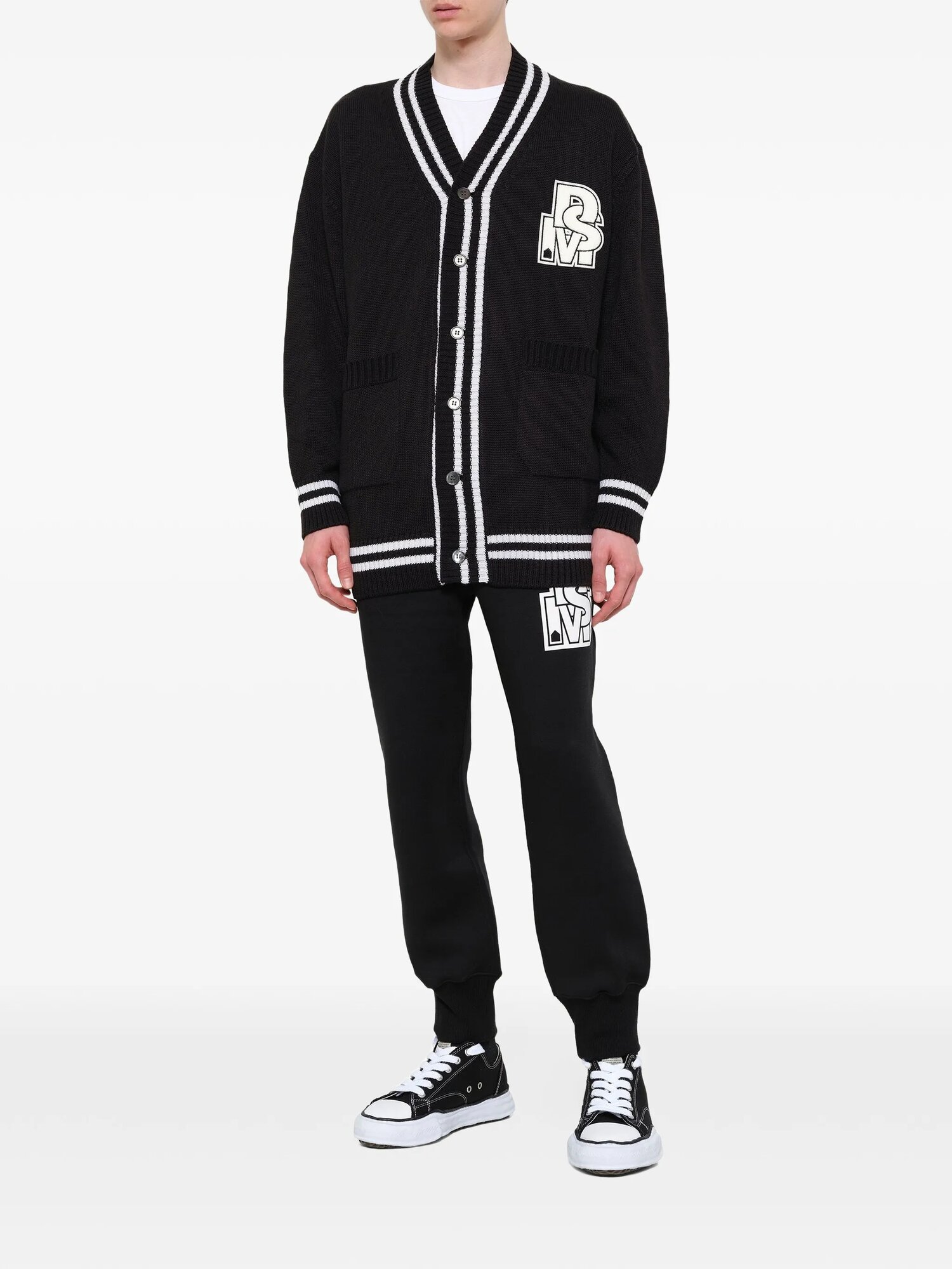 Кардиган Dover Street Market Logo-patch oversized cardigan, размер 46 — фото 1