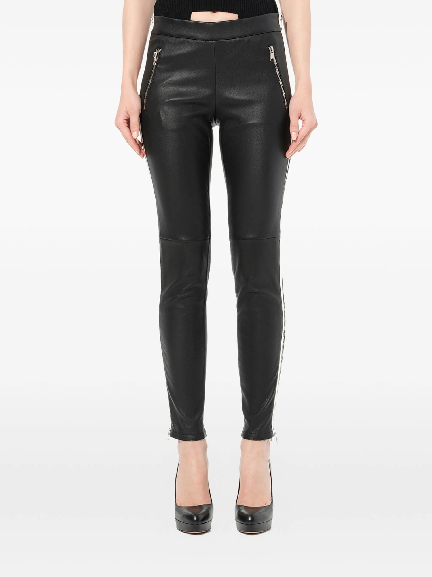 Легинсы Zip-detail leggings