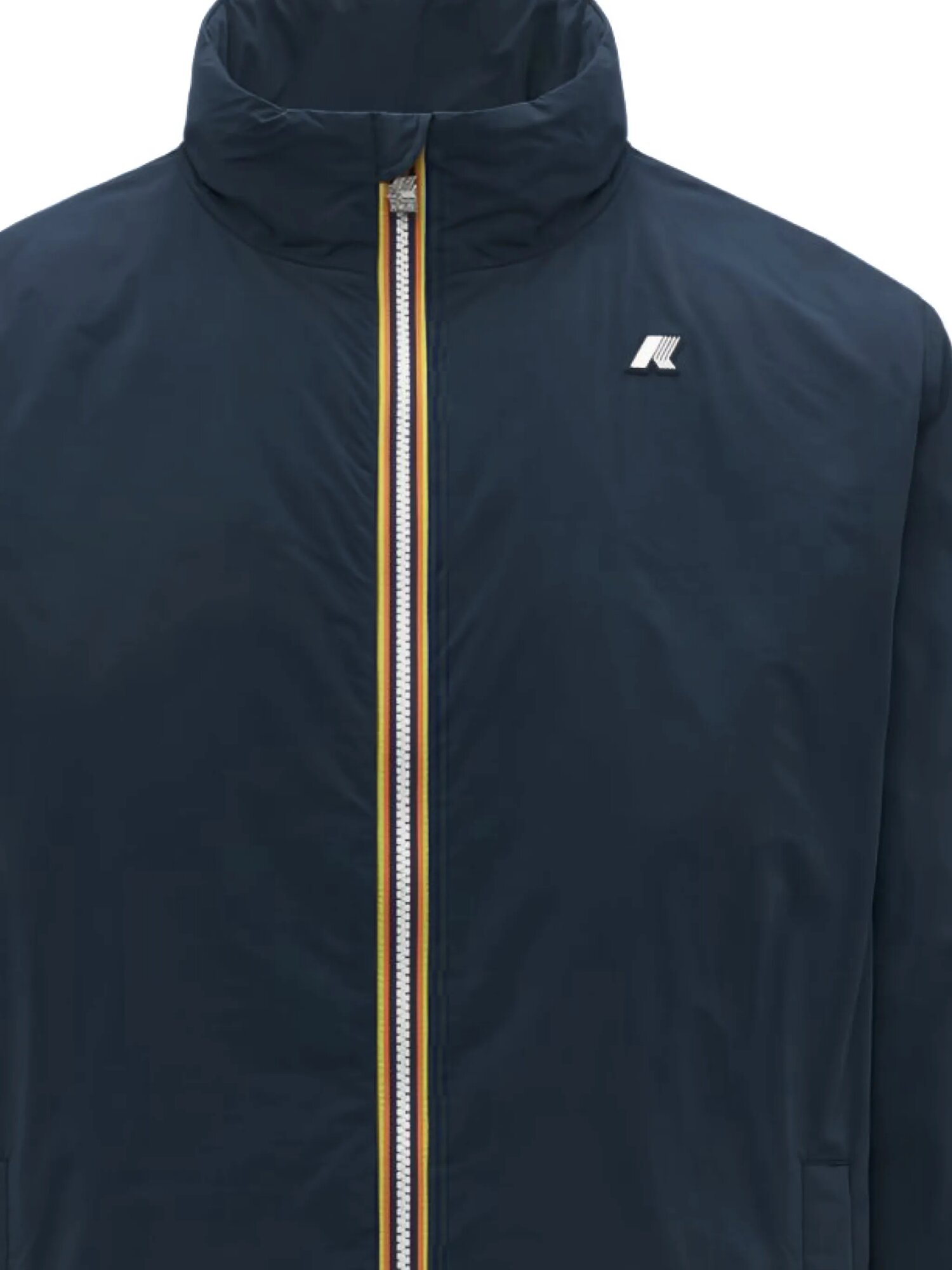 Куртка K-WAY Logo-patch zip-up jacket, размер 50, blue — фото 1