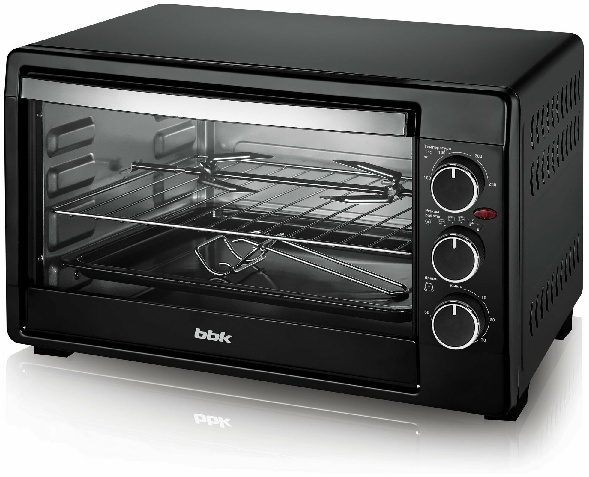 Мини-печь BBK OE3070M черный 37419
