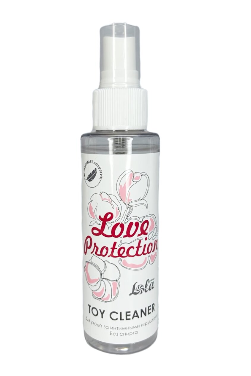 Лосьон очищающий Love Protection, 110 мл, без спирта, для интимных игрушек