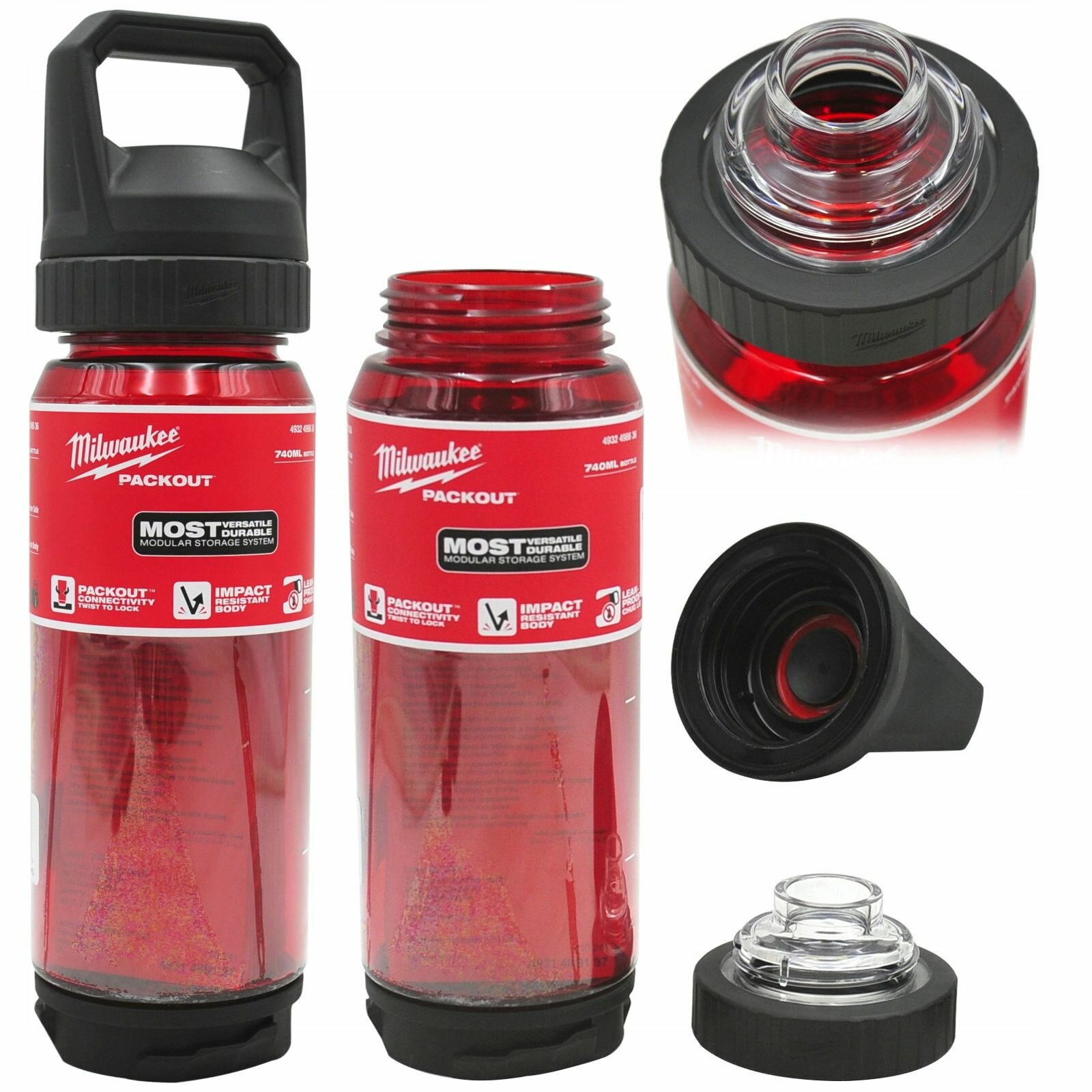 Бутылка для воды Milwaukee Packout 740 ml.