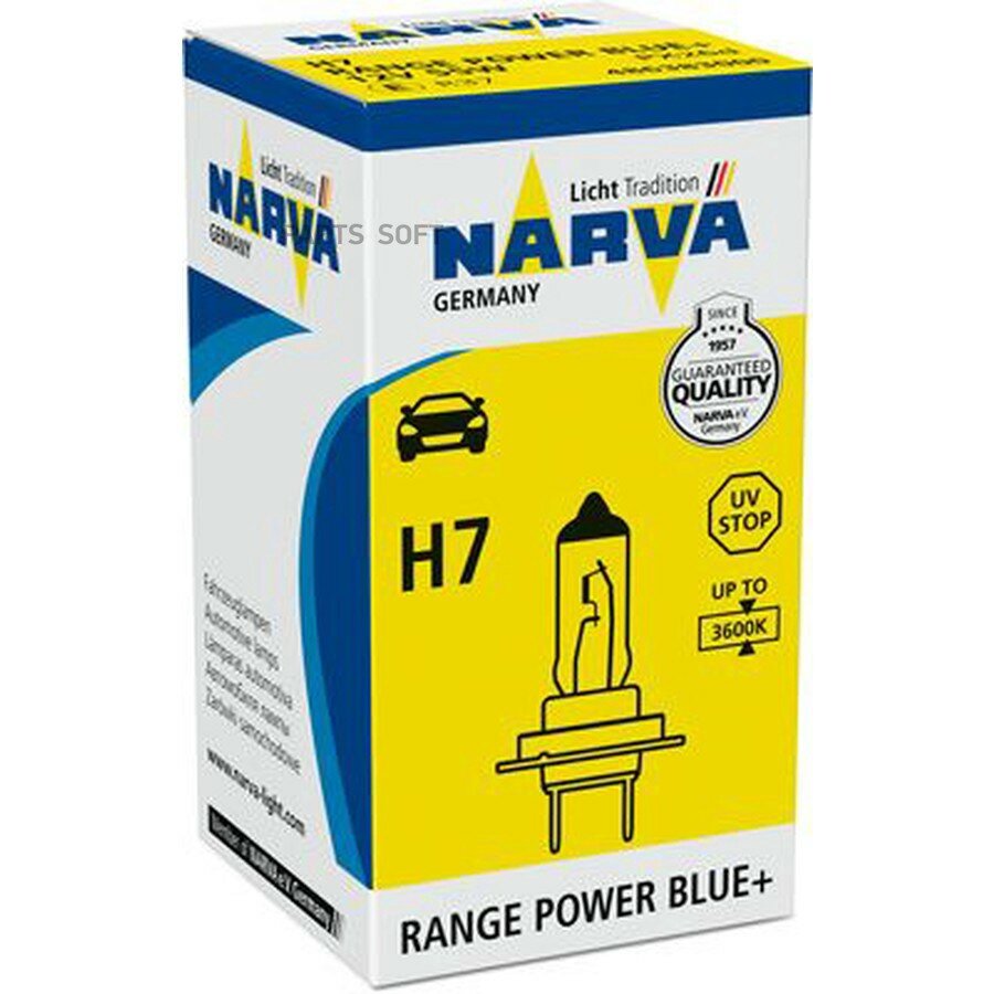 Лампочки галогенные NARVA от официального дистрибьютора, NARVA, артикул 486383000