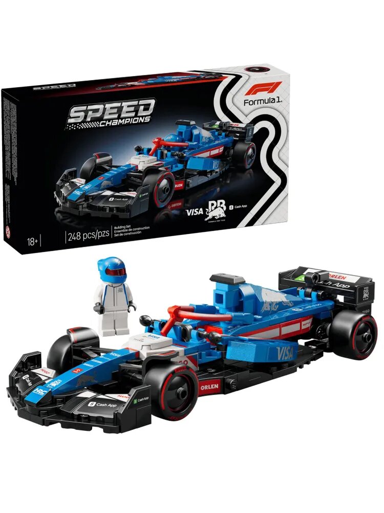 Конструктор коллекционный набор формулы 10 в 1 "Speed Champions" 2601 деталей (10 машинок F1, technic)