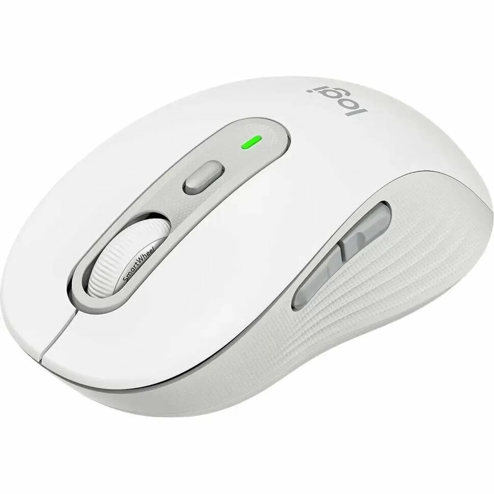 Мышь компьютерная Logitech M750 4000dpi BT/USB 5but (910-006271)бел, 2143990