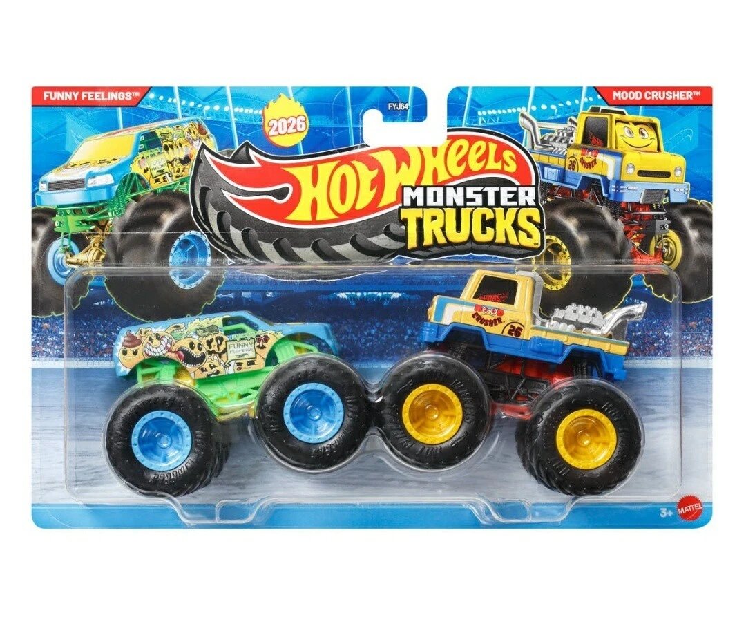Машинка Hot Wheels Funny Feelings VS Mood Crusher 1:64 FYJ64_JHY81