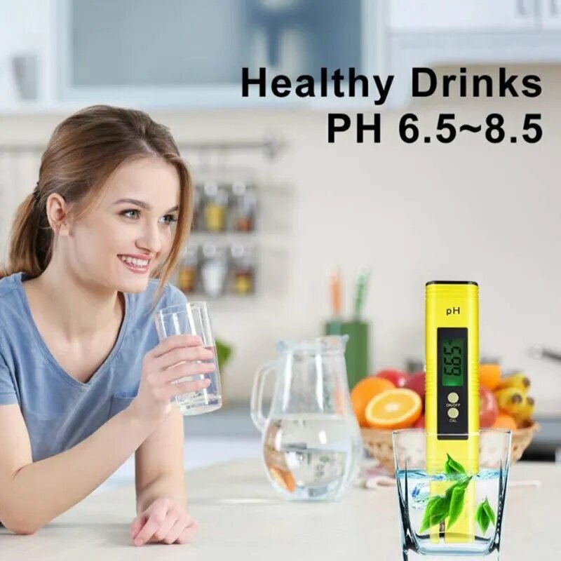 Цифровой pH-метр Высокоточный ЖК-тестер pH для аквариумной воды