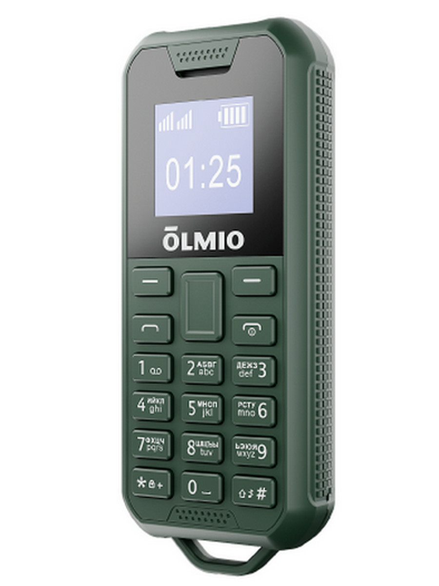 Мобильный телефон Olmio A04 Зеленый 2 sim 0.85″ 2G 350