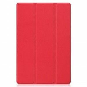 Чехол на Huawei MediaPad M5 Lite 10, умный с магнитом, красный