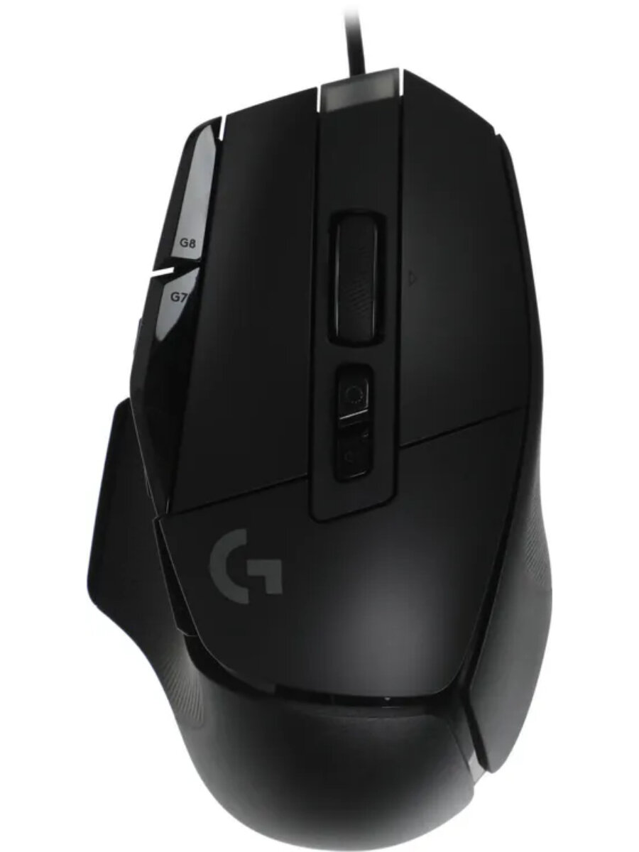 Мышь Logitech G502 X, проводная, 13 кнопок, оптическая, разрешение 25600 DPI, чёрная