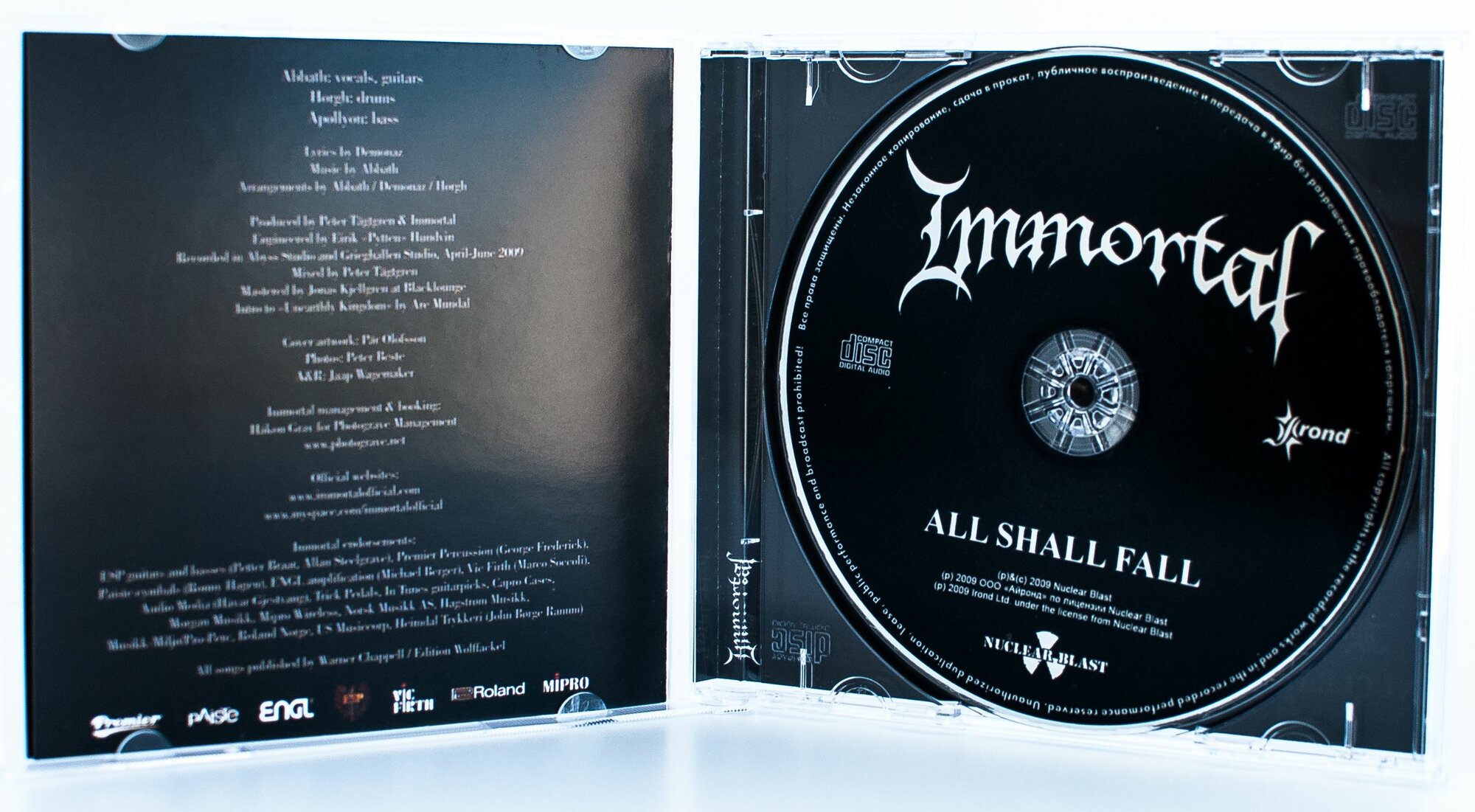 Immortal - All Shall Fall Аудио CD Лицензия — фото 1