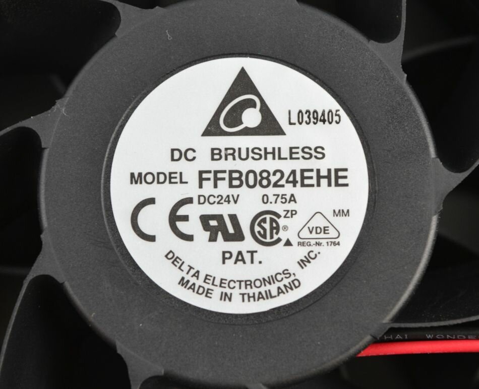 Вентилятор Delta Electronics FFB0824EHE 80x38 24v 2pin — фото 1