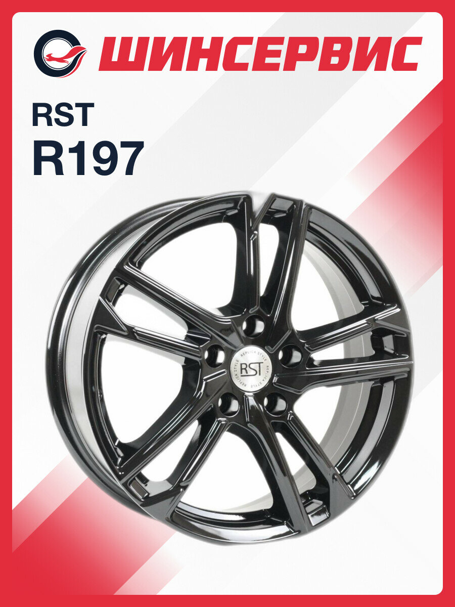 Литой колесный диск RST R197 R17.0x6.5J 5x108.0 ET33.00 ЦО60.10 для автомобиля