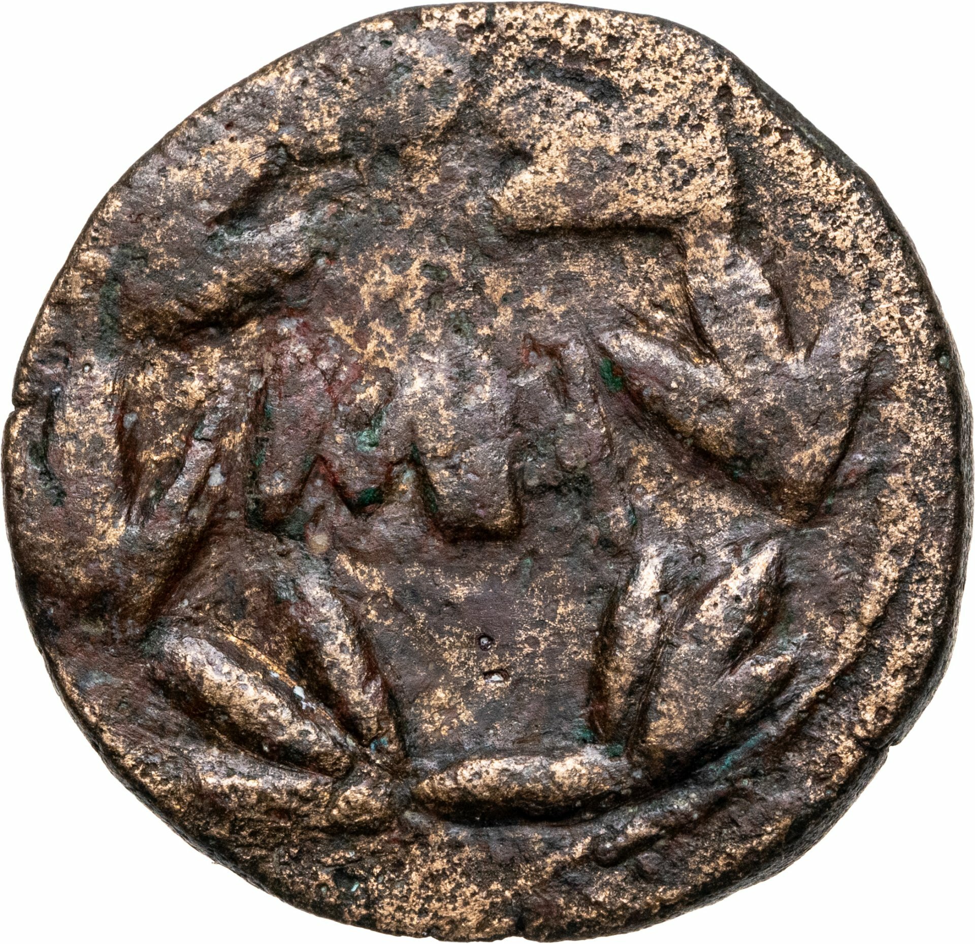 Боспорское царство, Савромат I, 92-123 гг , Сестерций , Бронза, в сохранности VF