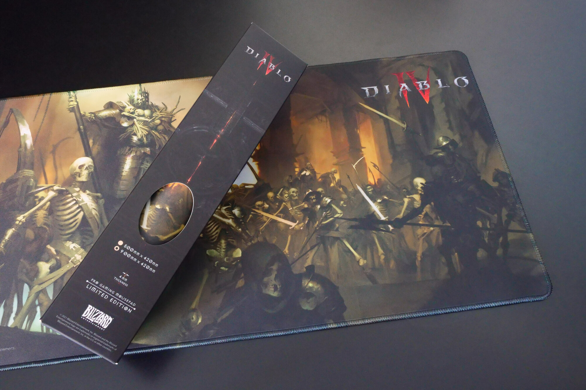 Blizzard Diablo IV Skeleton King XL Игровой Коврик