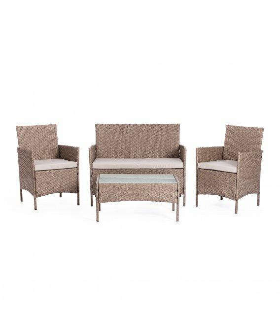 TetChair Лаундж сет [диван+2кресла+столик+подушки] (мод.210013А), серый