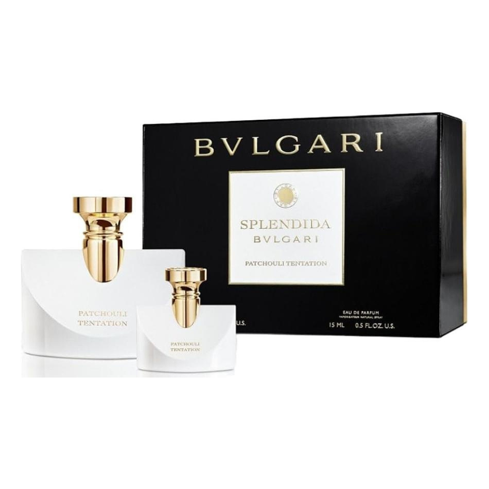Bvlgari Splendida Patchouli Tentation Set 100 мл + 15 мл парфюмерная вода женская, шипровые