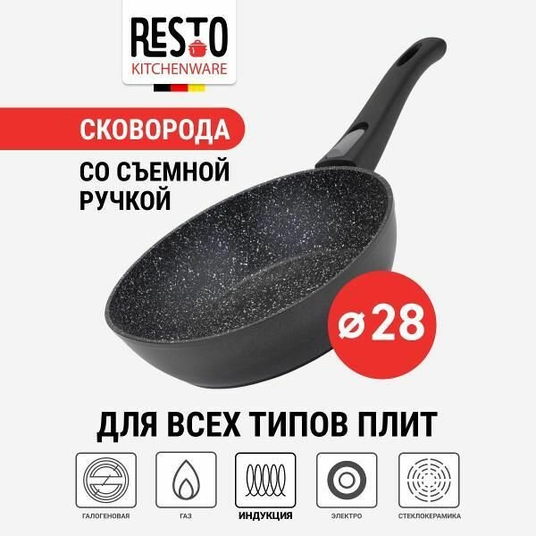 Сковорода (кованый алюминий) Resto 93014