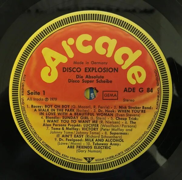 Various - Disco Explosion (Die Absolute Disco Super Scheibe) EX- — фото 1