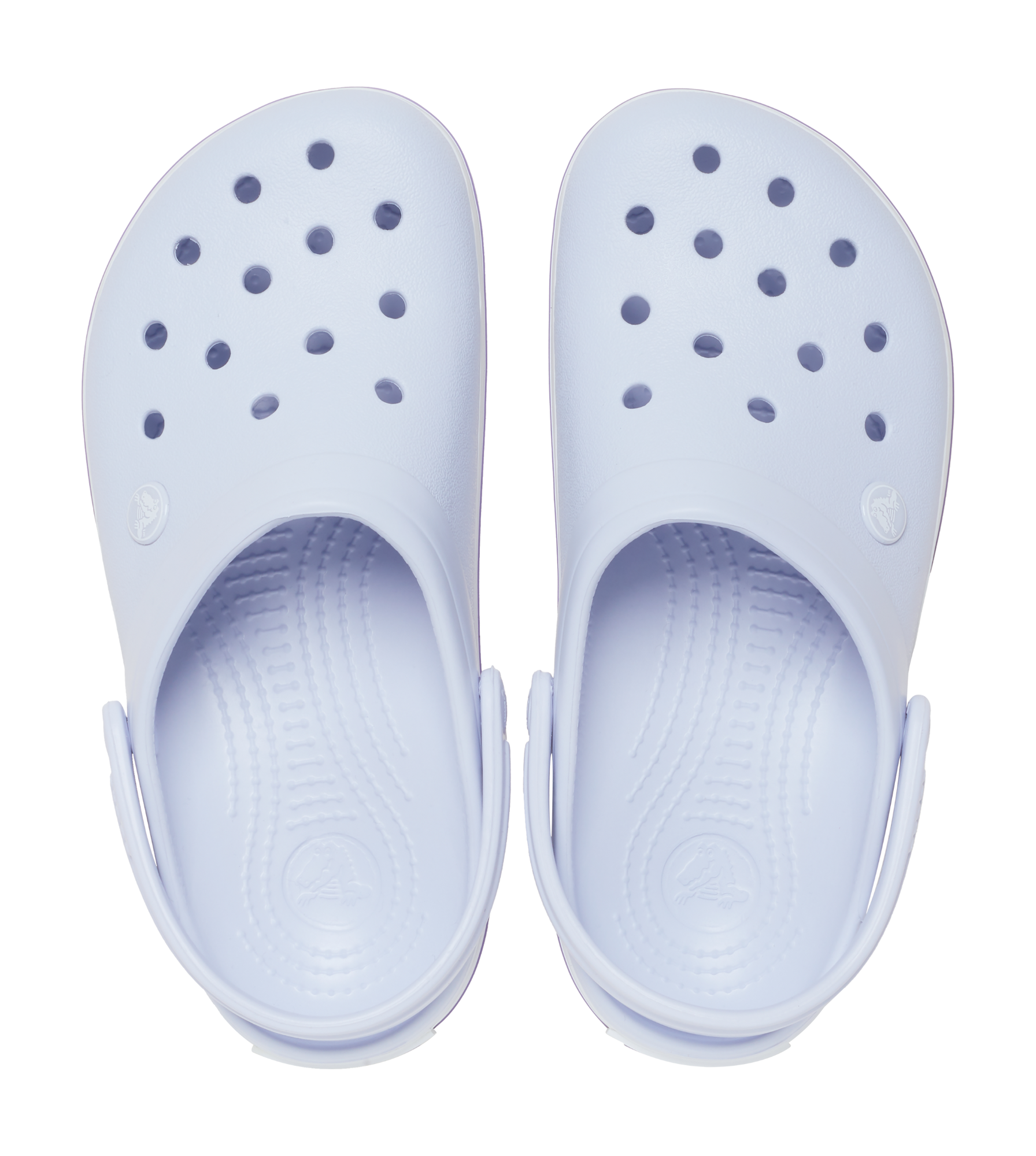 Сабо Crocs Crocband Clog, размер M4W6 US, голубой/фиолетовый — фото 1