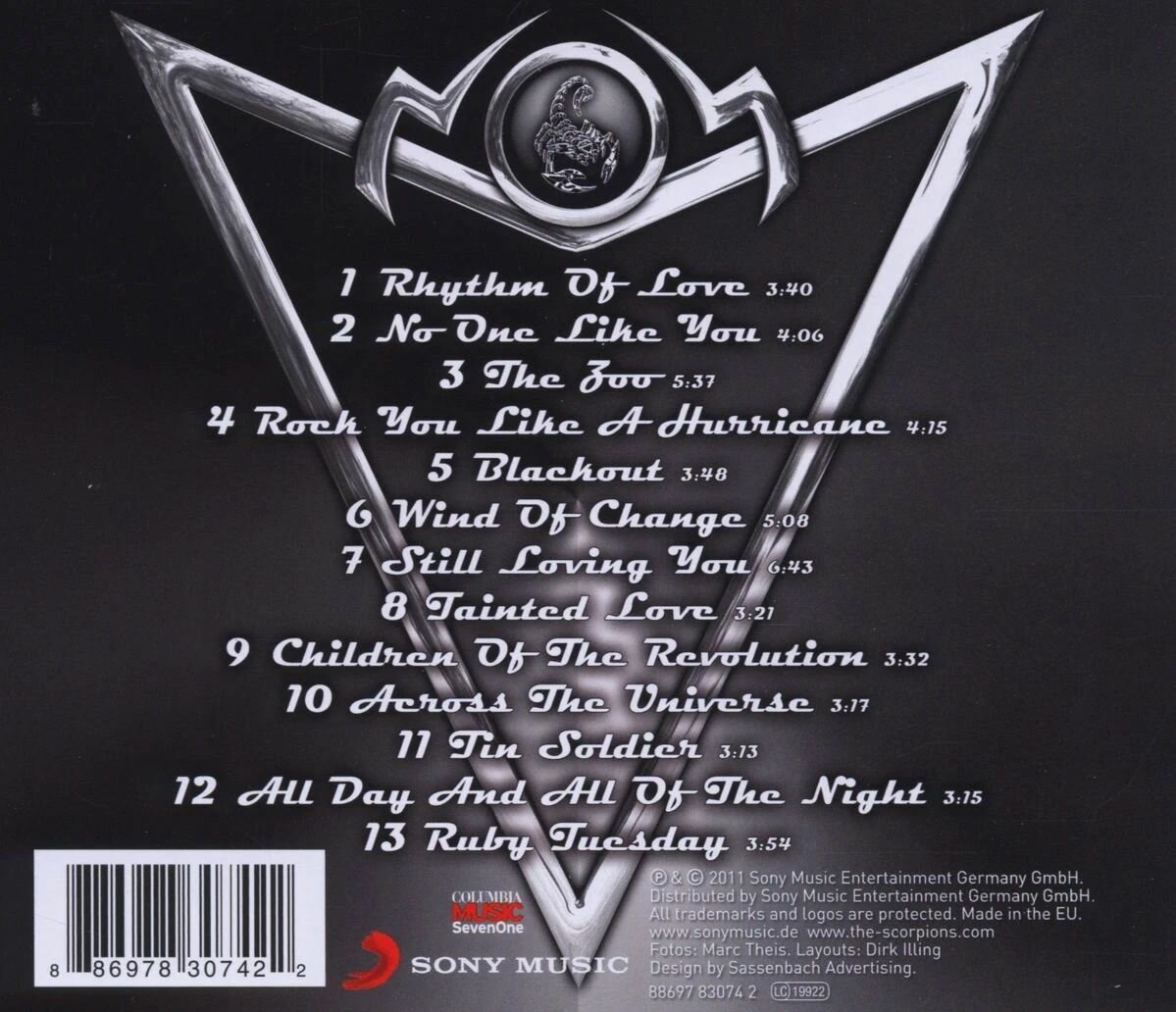 Scorpions: Comeblack (CD), 2011, Sony, Диск Музыкальный — фото 1