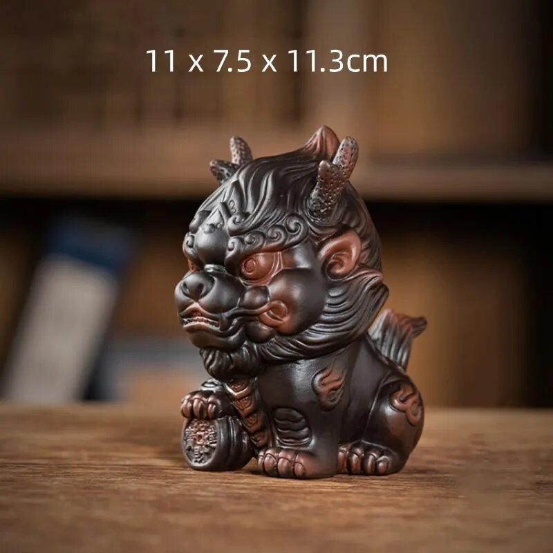 JIANGXINSHE Фигурка для чайной церемонии  Цилинь