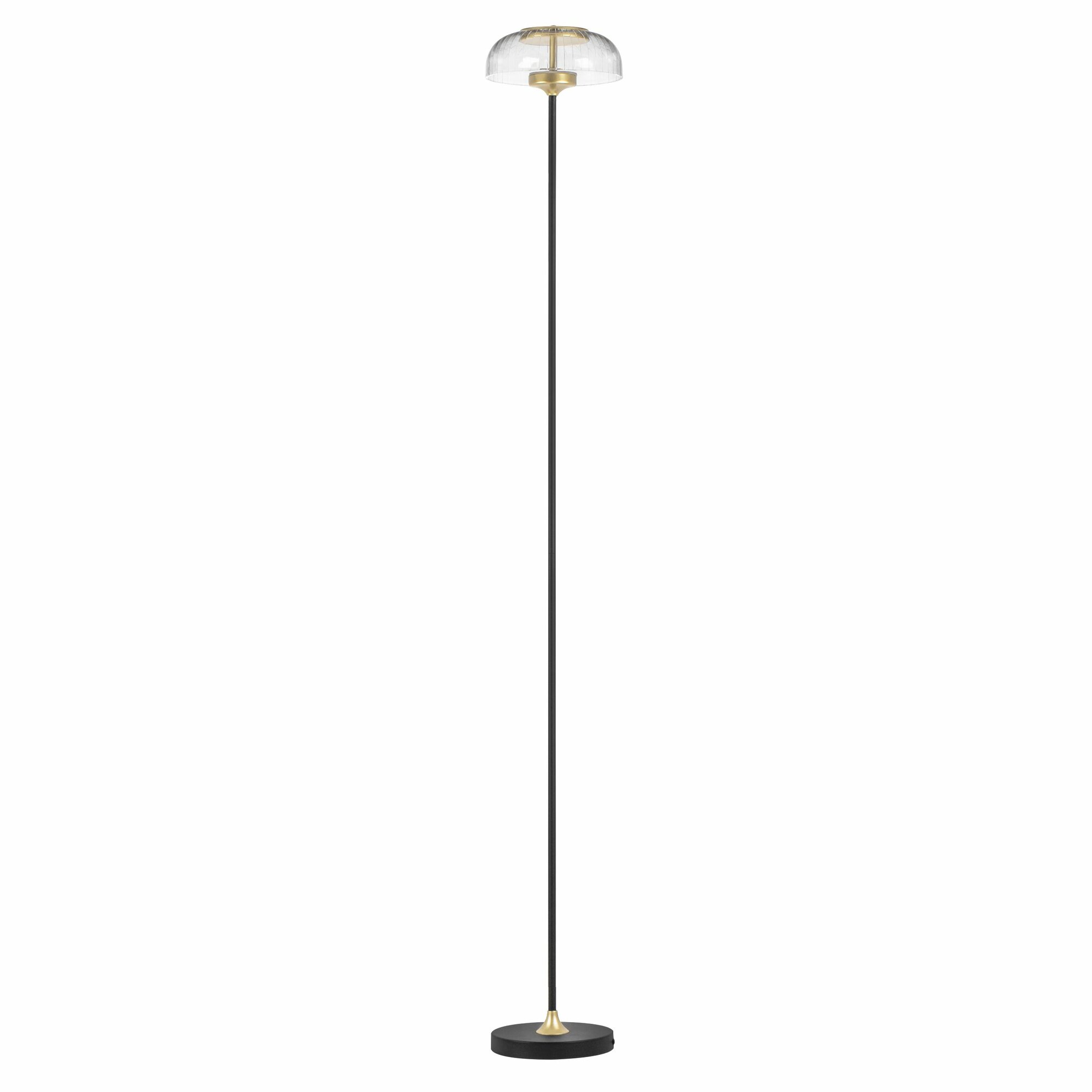 Торшер LightStar ACRILE, 738773, 7W, золото/черный, 3000K, 263Лм