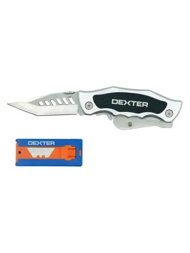 Нож складной Dexter 2в1 трапециевидный и перочинный 19 мм