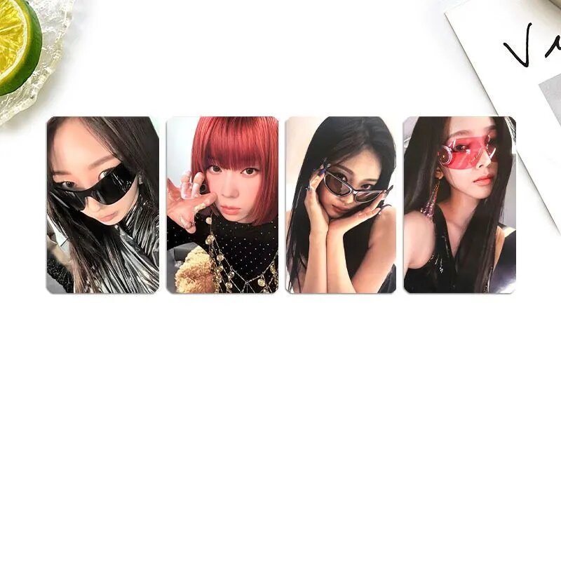 Карточки Aespa k-pop карточки коллекционные кпоп карты 54 * 86 мм 4 шт