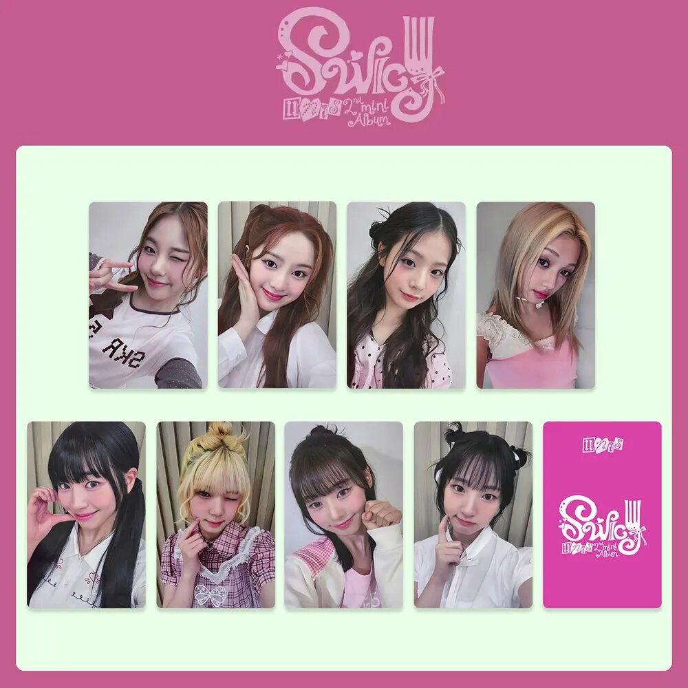 Карточки UNIS альбом карты SWICY k-pop карточки коллекционные 54 * 86 мм 7 шт