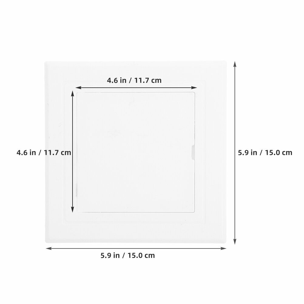 Пластиковая Панель Доступа К потолку Из Абс Материала Размер 15.00X15.00X2.10Cm